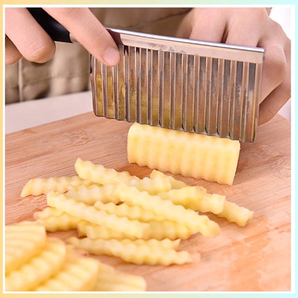 Potato Knife | Jelly Knife Pisau Agar-Agar | Potato French Fries Cutter ...