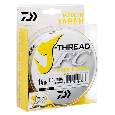 DAIWA fishing line J-THREAD FLUOROCARBON LEADER LINE 50M | Shopee Malaysia