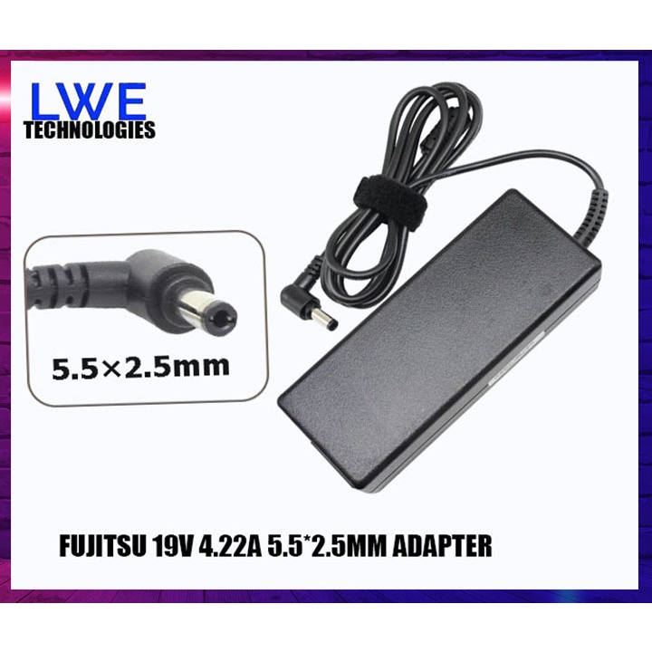 Fujitsu 80W LH520 LH530 LH531 LH532 LH700 SH560 BH531 AH531 A574 A573 AH530 19V 4.22A 5.5x2.5MM ...