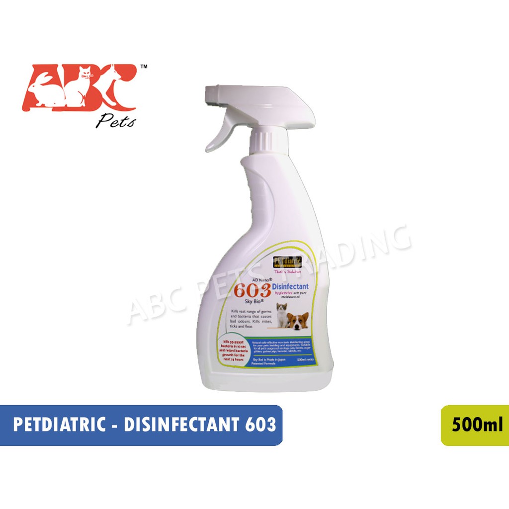Petdiatric - Disinfectant 603 (500ml) | Ad Nano /Sky Bio | Pets ...