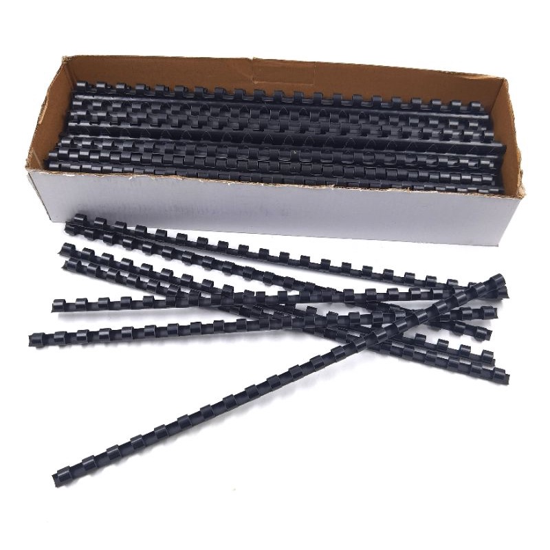 PVC Black Color Binding Comb Plastik Binding Rings 1pcs | Shopee Malaysia