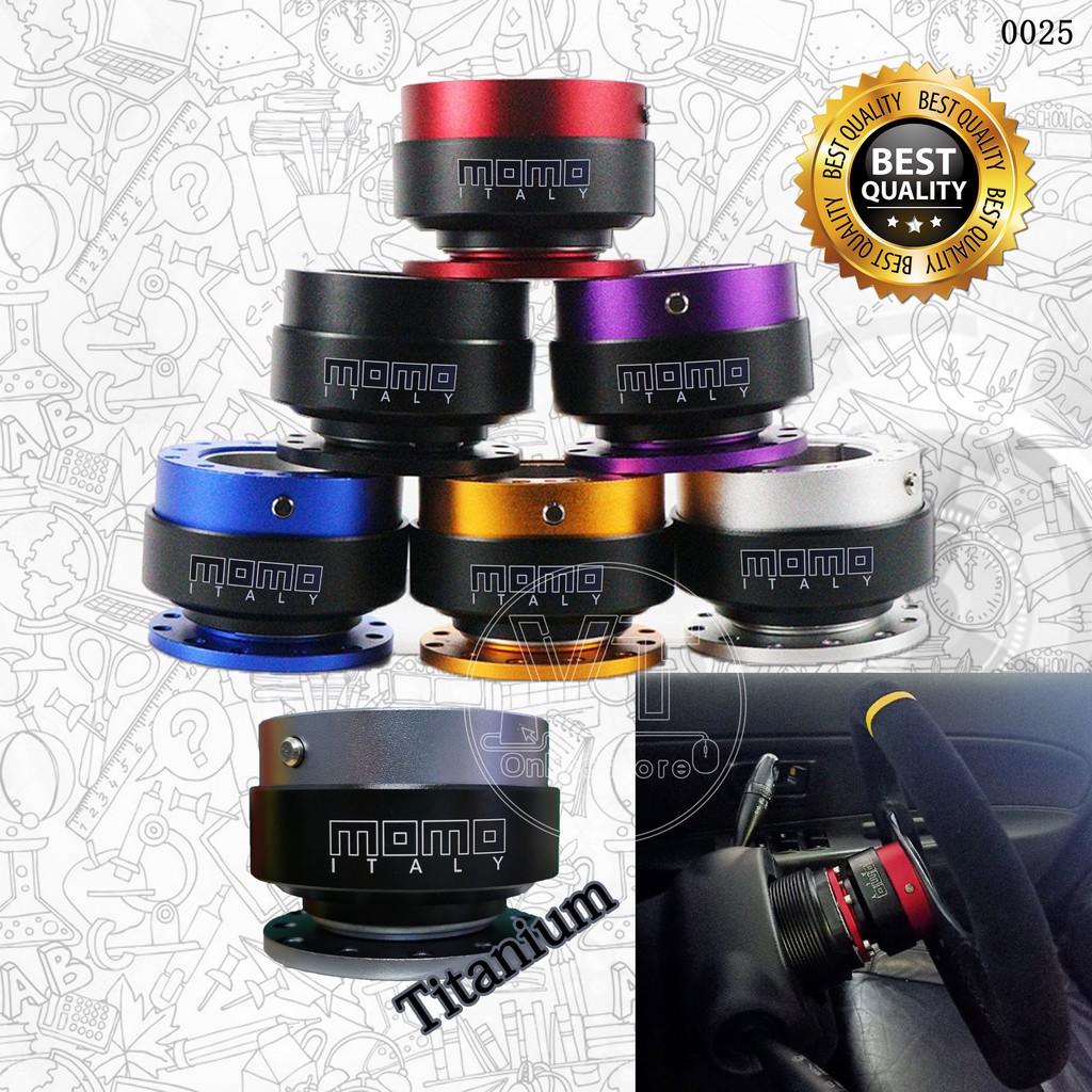 MOMO Sport Steering Wheel Quick Release Hub Universal For All Cars ...