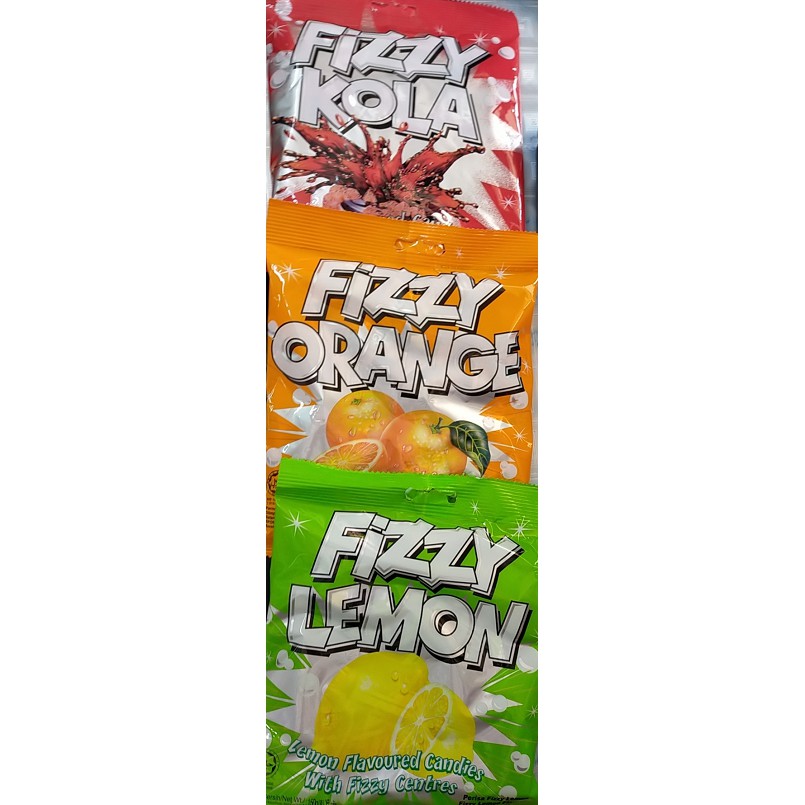 FIZZY KOLA/LEMON/ORANGE CANDY 150G | Shopee Malaysia