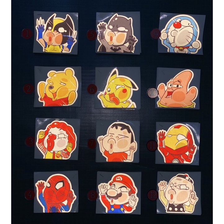 Sticker Pantulan Cahaya Cartoon | Shopee Malaysia
