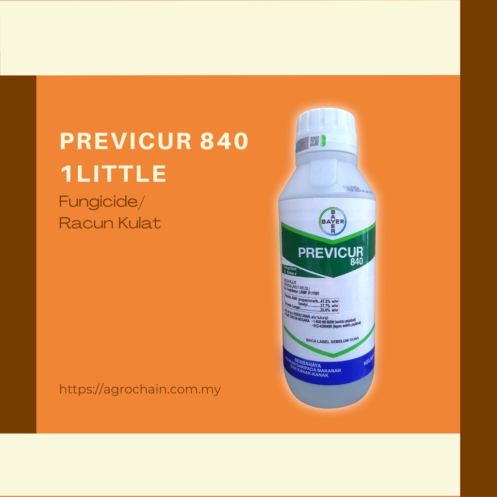 BAYER - PREVICUR 840 - 1 LITRE (RACUN KULAT/杀菌剂/FUNGICIDE) | Shopee ...