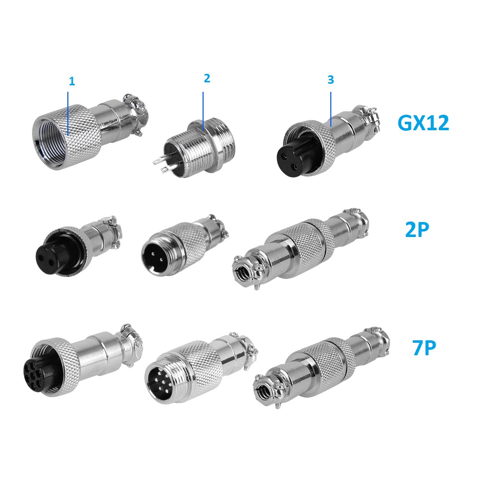 Gx12 non-12mm metal quick connector | Shopee Malaysia