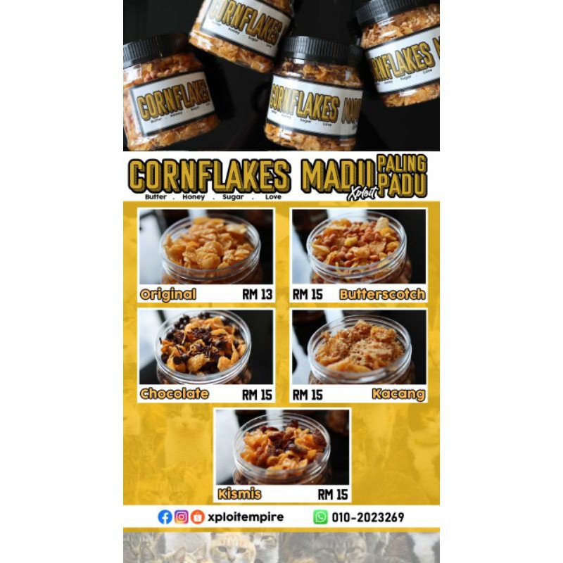 XPloit Cornflakes LIMA Perisa | Shopee Malaysia