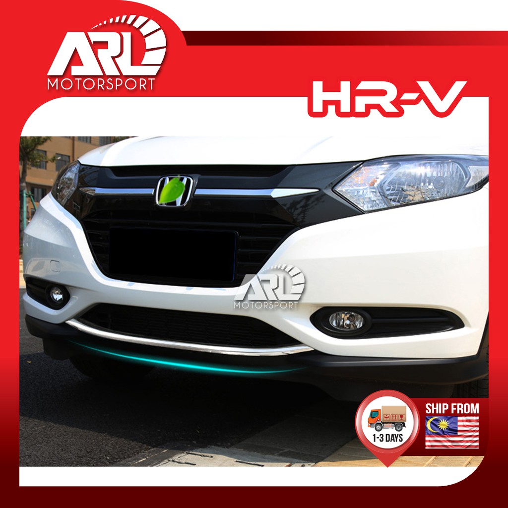 Honda HRV HR-V Vezel RU T7A Car Front Bumper Chrome Cover Lining Guard ...