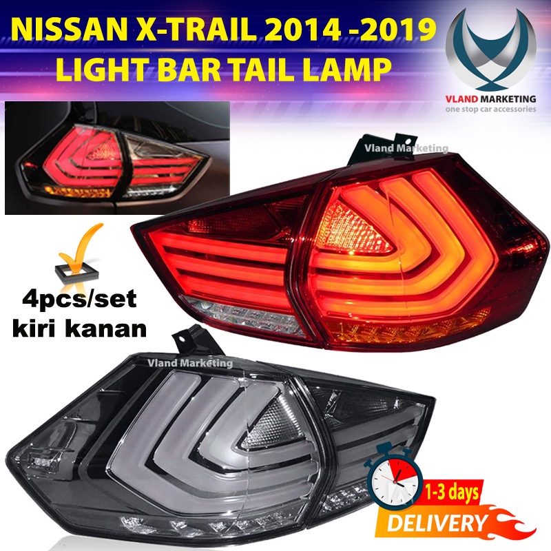 Nissan X-Trail 2014-2019 Led + Light Bar Tail Lamp / Nissan X-Trai ...