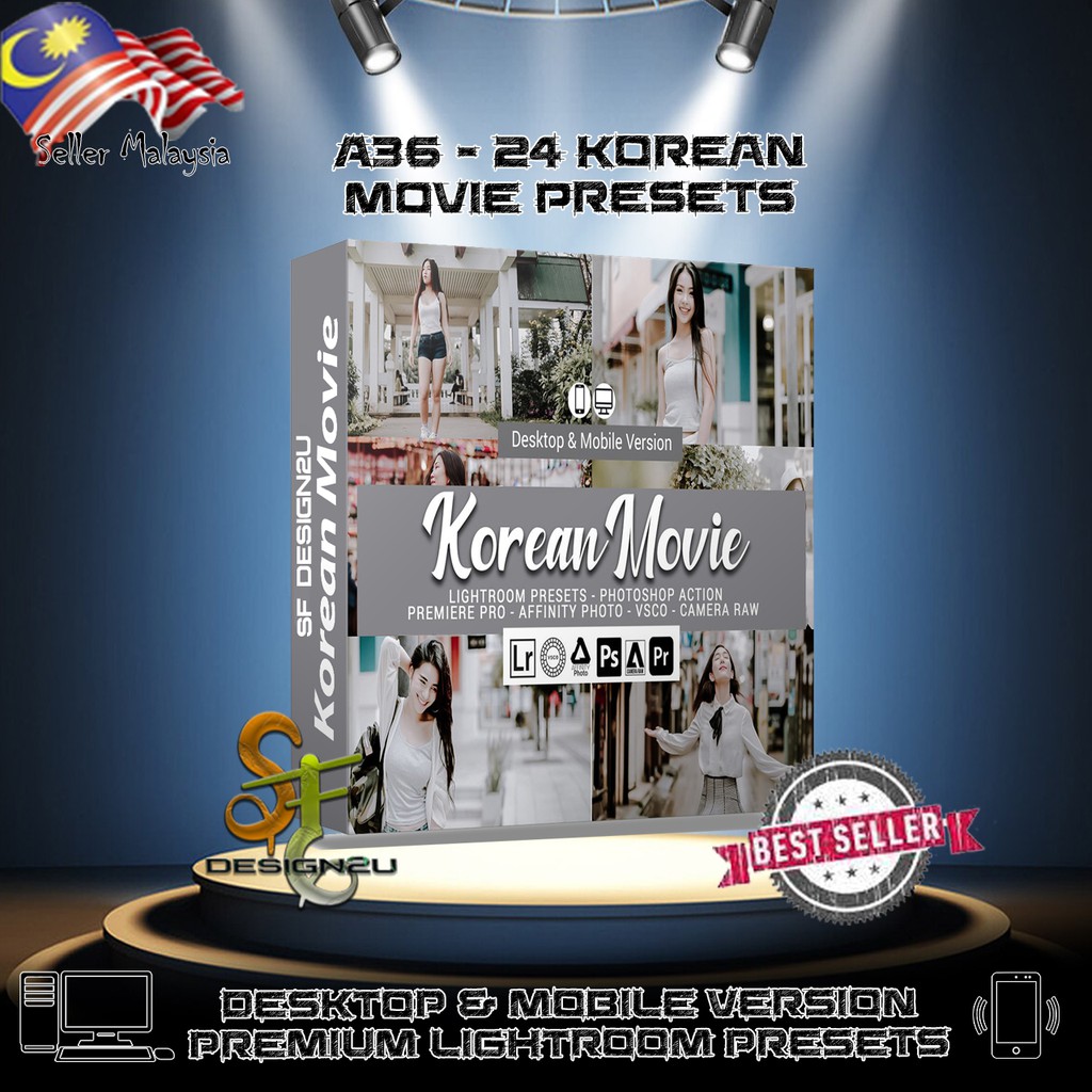 Lightroom { LR } A36 - Korean Movie Presets (20 Filter) Desktop & Mobile Version { IOS | Android ...