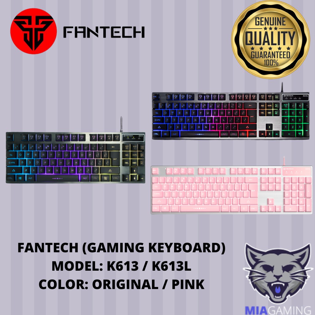 FANTECH K613 FIGHTER TKL II / K613L FIGHTER II (GAMING KEYBOARD ...