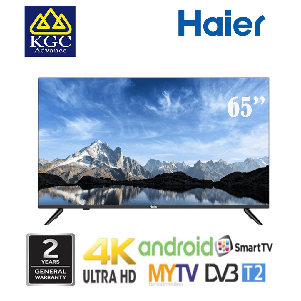 Haier Android Smart 4K UHD LED TV (65") LE65K6600UG | Shopee Malaysia