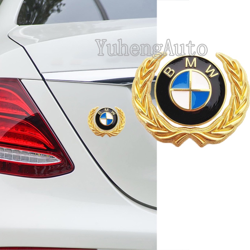 Modified Metal Car Body Diamond Emblem Sticker Auto Trunk Badge Decal for BMW E32 E90 X3 X6 X5 ...
