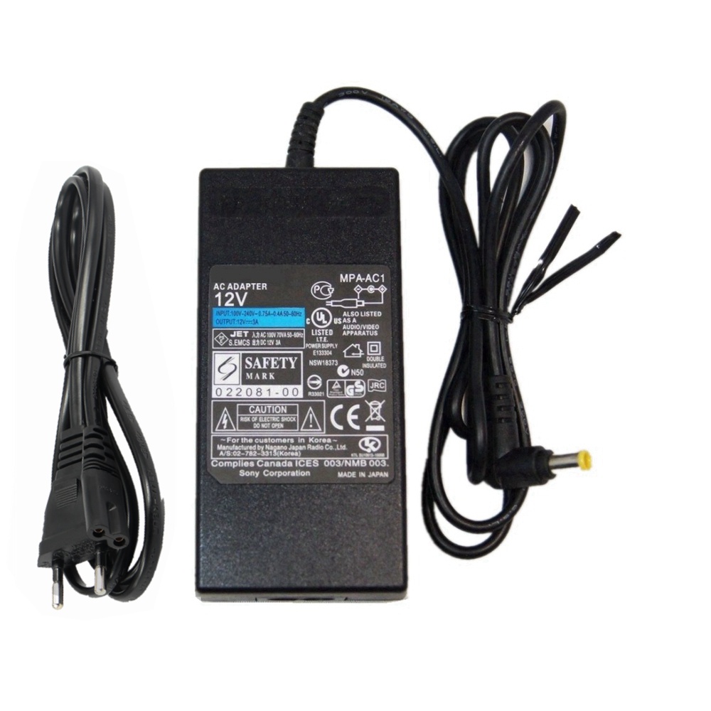 12V Adapter Charger For Sony Playstation VR Virtual Reality Headset PS4 ...