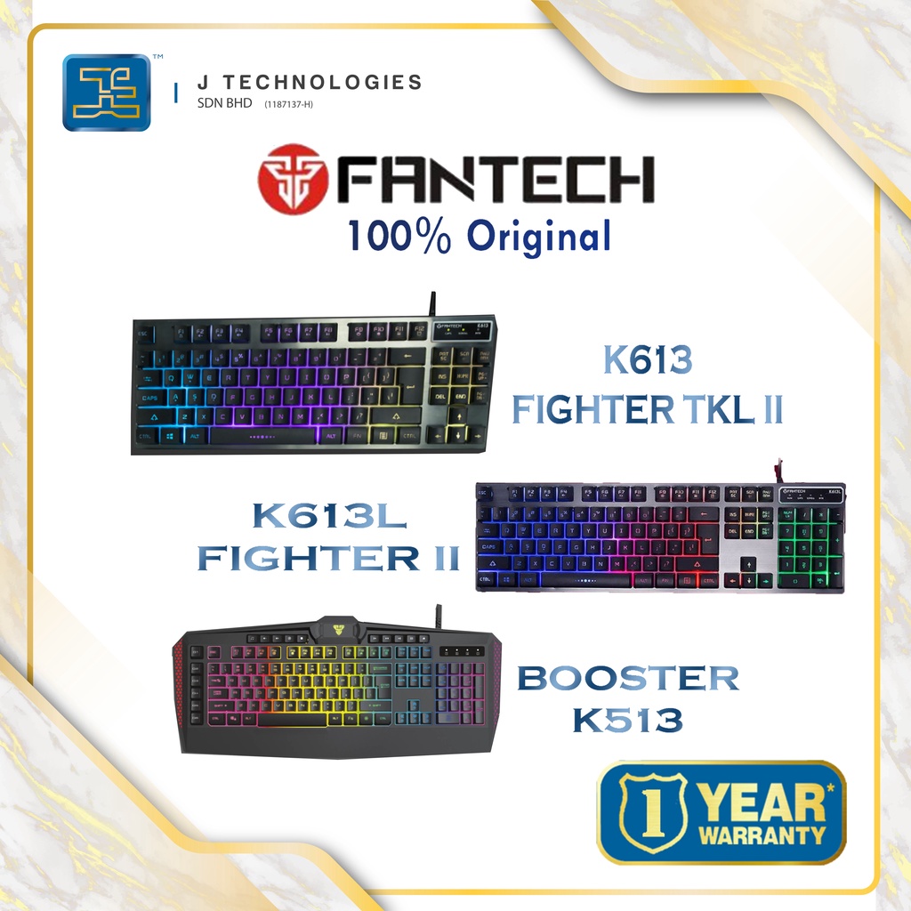 FANTECH K613 / K613L/K513 GAMING KEYBOARD SERIES | Shopee Malaysia