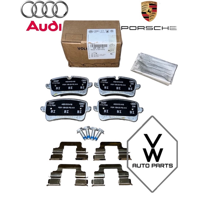 ( 100% ORIGINAL ) AUDI A6 A7 A8 Q5 PORSCHE MACAN REAR DISC BRAKE PAD ...