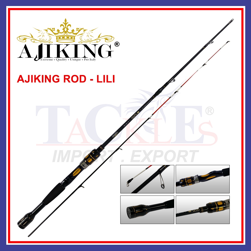 (UL) Ajiking Lili Joran Pancing Teleskopik Spinning Casting Dual Mode Fishing Rod Portable Joran ...
