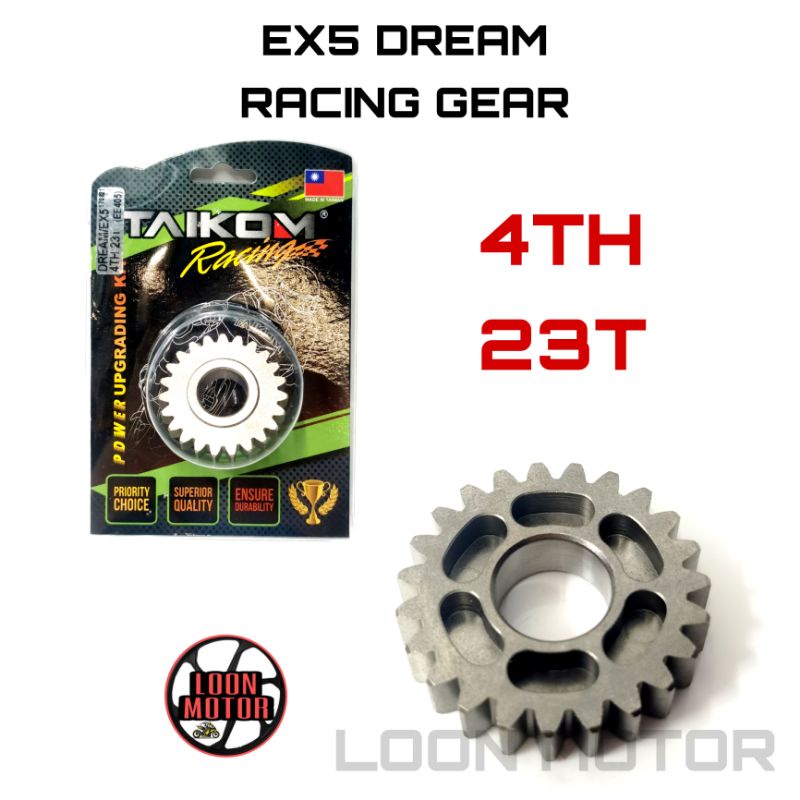 EX5 DREAM RACING GEAR 4TH 23T - TAIKOM RACING | Shopee Malaysia