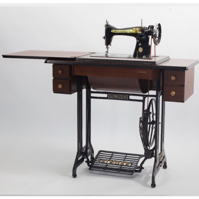 SINGER sewing machine with stand & cabinet | Shopee Malaysia