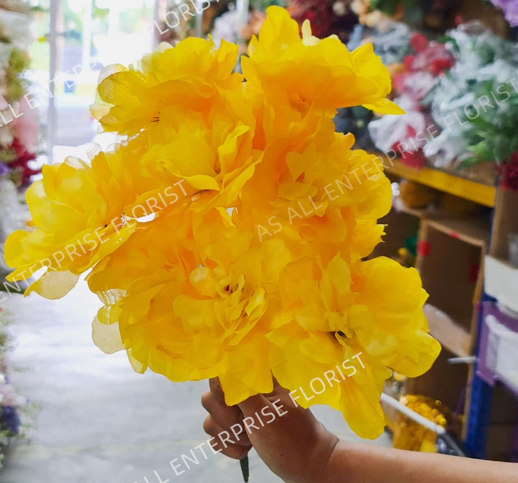 ROSE BESAR 5 KEPALA SETANGKAI HIASAN BUNGA PELAMIN DECORATION HOUSE ...