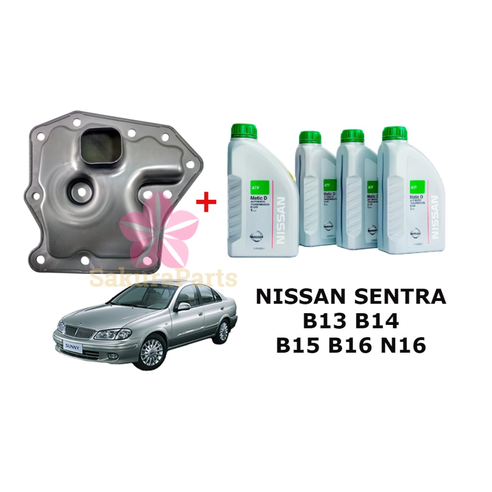Nissan Sentra B13 B14 B15 B16 N16 Auto Filter Set + Nissan Matic D 4 ...