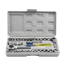 52pcs Hand Tools Ratchet Socket Set Tool Box Spanner Set DIY Wrench Set ...