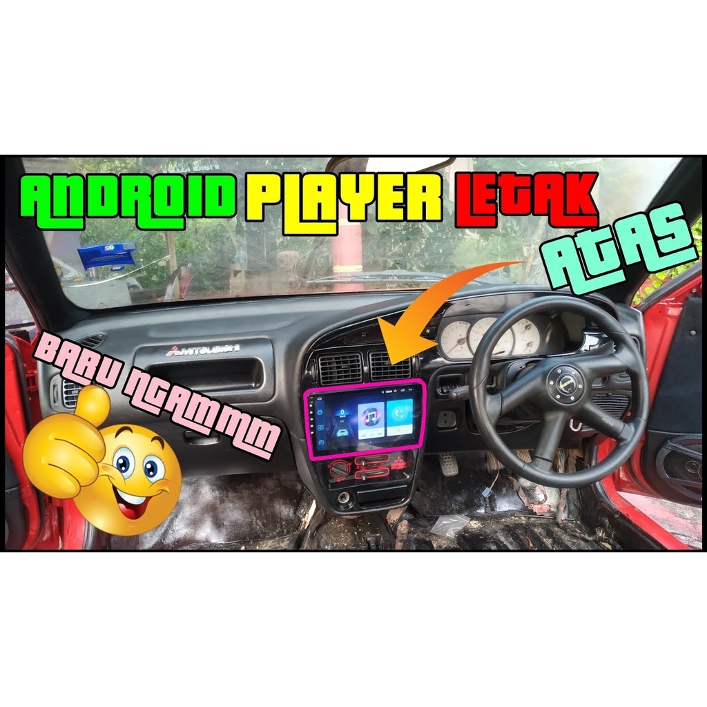 9 inch UV Black upper Type model Android Player Casing - Proton Wira ...