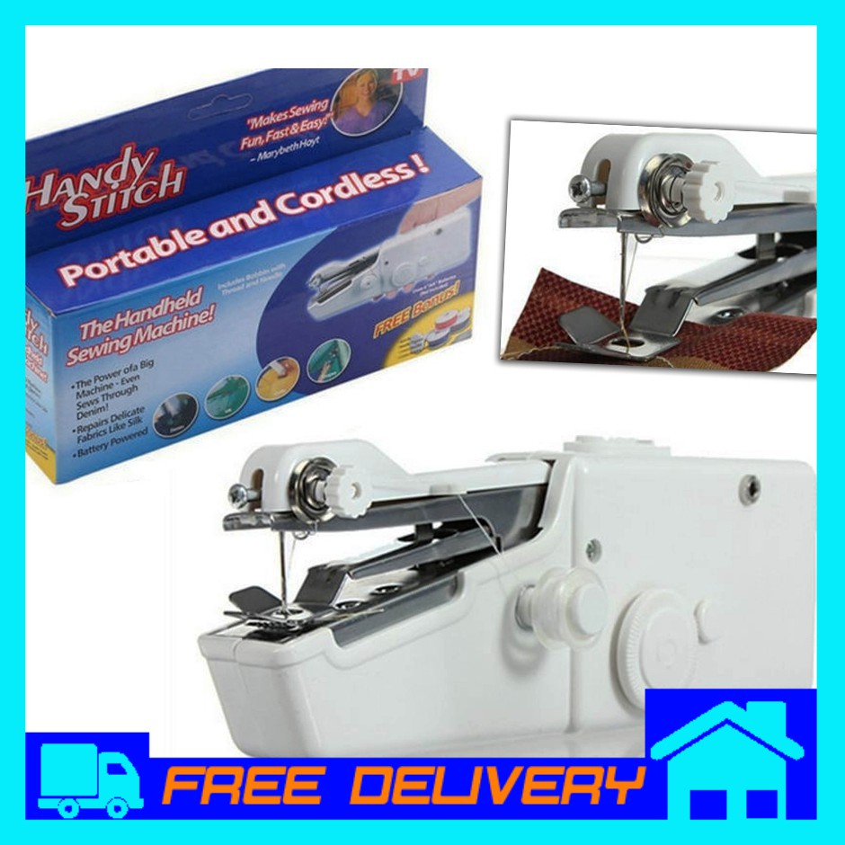 🔥HANDY STITCH MINI PORTABLE Handheld Sewing Machine | Mesin Jahit ...