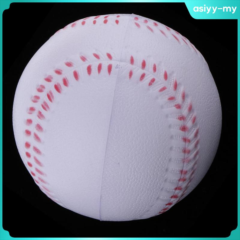 [Fitness] Soft 9cm Baseball Ball PU 3.5'' Softball Rounders Foam BASE ...