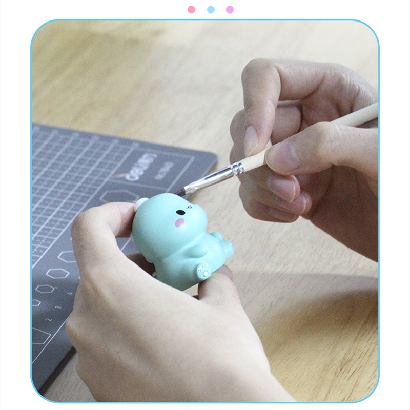 Cute Mini Dinosaur BuBu Resin Toy Deco Display Desktop Table Car Doll ...