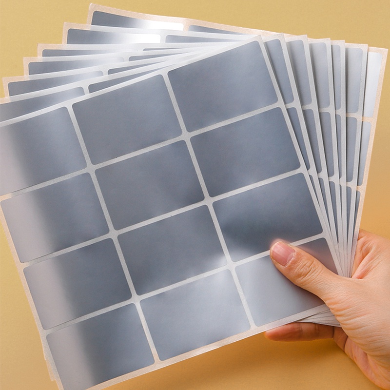 108 Sheets Strong-Sticky PET Silver Index Note Paper Waterproof Oil ...