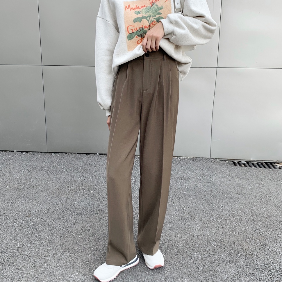 Fashionable 46492 Wide Tube Pants For Women | Shopee Malaysia