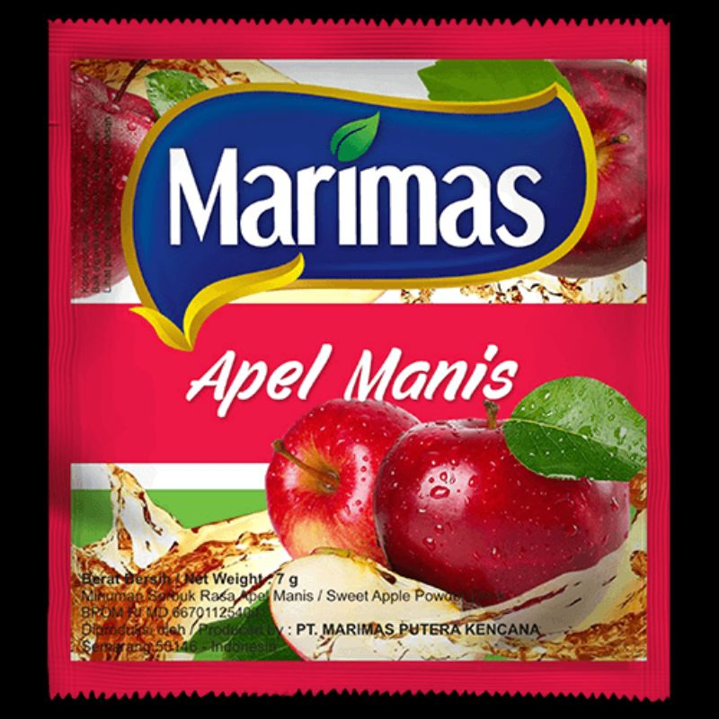 (10 SACHET) MARIMAS (6gx10'sachet) 1 renteng Asli Indonesia minuman ...