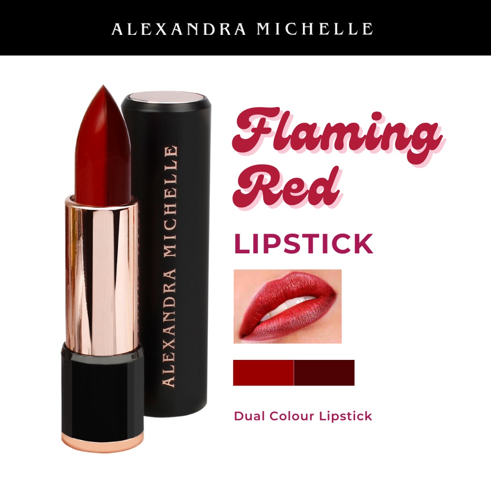 Alexandra Michelle Matte Rouge Lipstick (Flaming Red) | Makeup | Lips ...