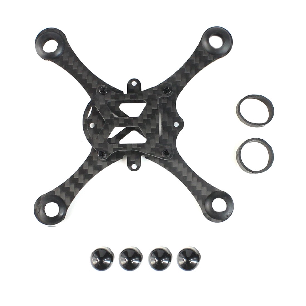 JMT Hollow Cup Rack Brushed Mini Drone Frame Kit 100MM Wheelbase Carbon ...