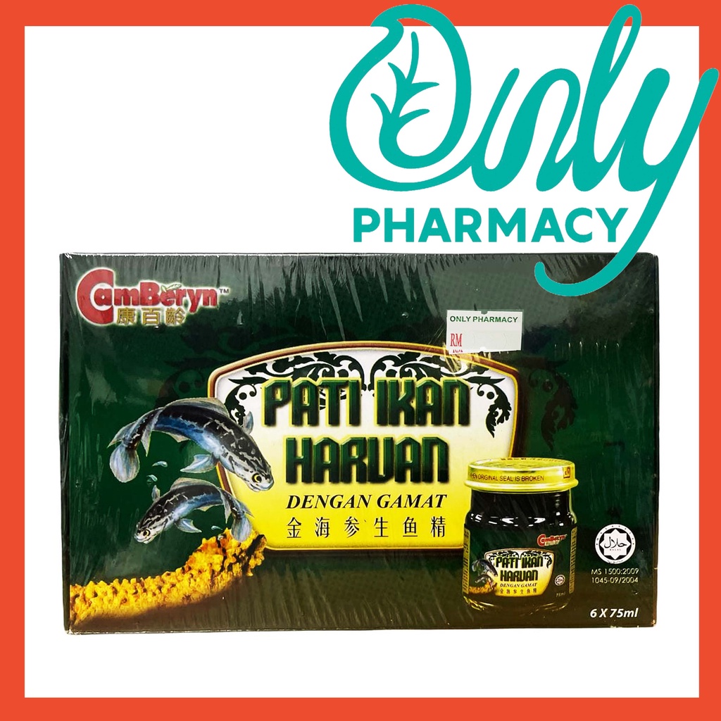Pati Ikan Haruan Asli Dengan Gamat (Brand Camberyn) 6 bottle x 70ml ...