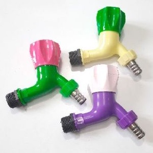 Garden Puter Double Drat PVC Water Faucet 1/2" / Plastic Water Faucet ...