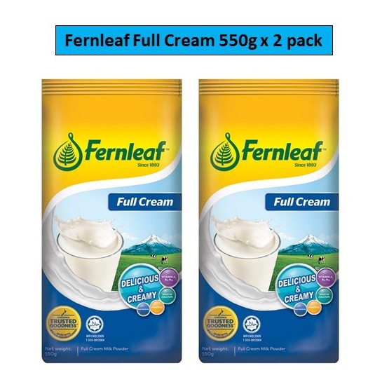 Fernleaf Full Cream 1.1kg (550g x 2 pack) | Shopee Malaysia