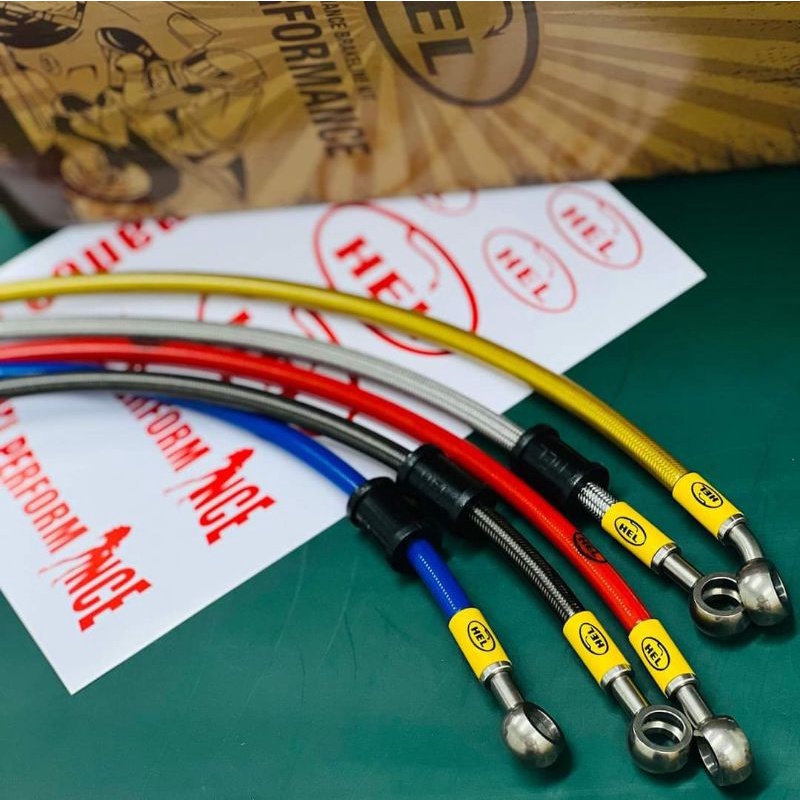 100% Original Genuine Hel Brake Hose Performance Full set Mt09 Mt07 ...