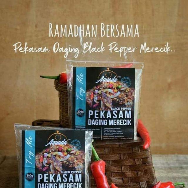 Pekasam Telur Sotong & Pekasam Daging Blackpaper | Shopee Malaysia