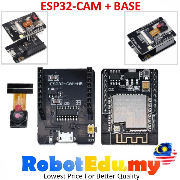 ESP32-CAM WiFi + Bluetooth Development Board IoT ESP ESP32 CAM With ...