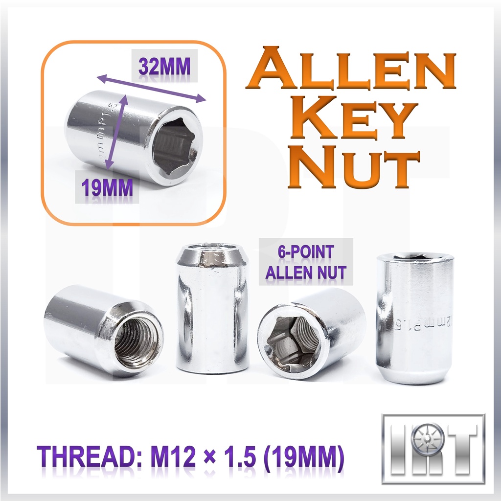 Wheel Nut Steel Nuts Viva Axia Bezza Myvi Alza Vigo Hilux Nat Kereta ...