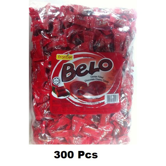 300 Pcs Belo Center Filled Chocolate Chewy Candy HALAL (LOCAL READY ...