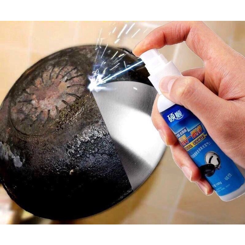 Spray Pembersih Karat Kuali Cookware cleaner Spray remover stains ...