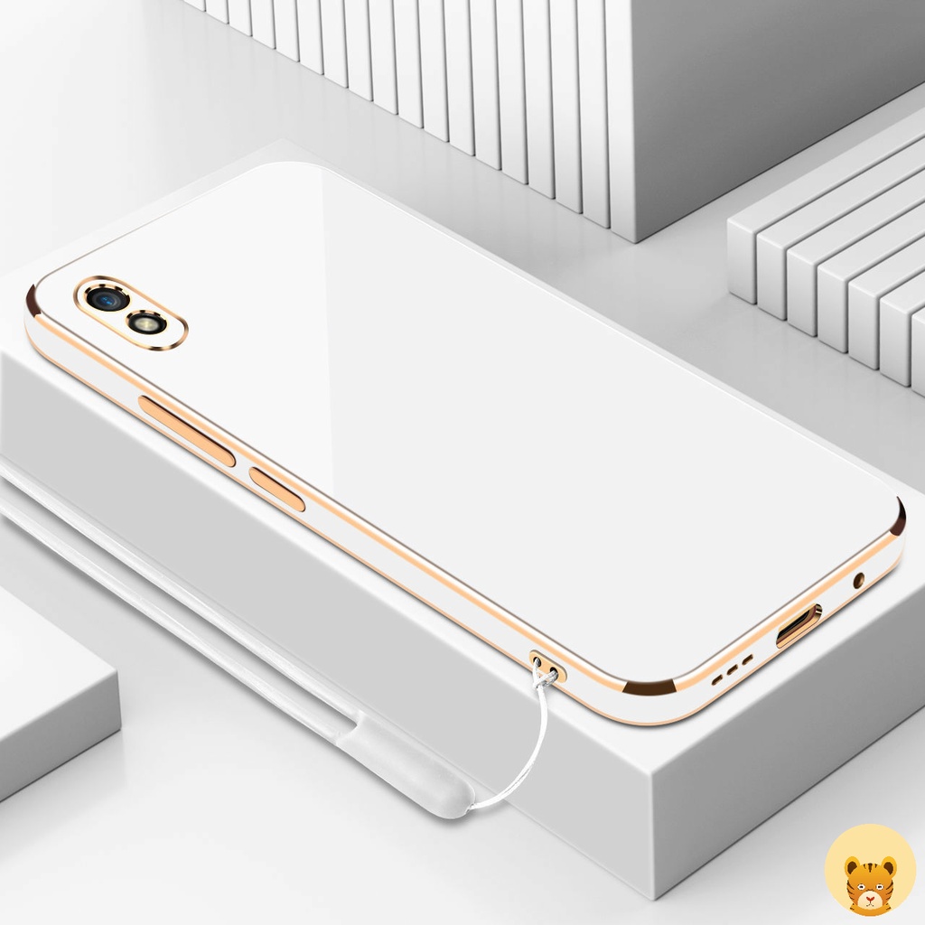 casing For Redmi 9A Case casing Seven Colors Available Luxury Shiny ...
