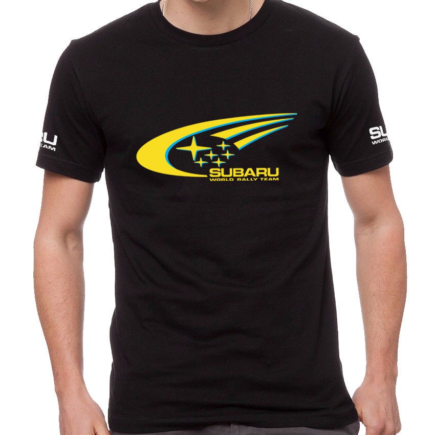 Subaru Motorsport Car Logo Emblem Short Sleeve T-Shirt SBR-0003 ...