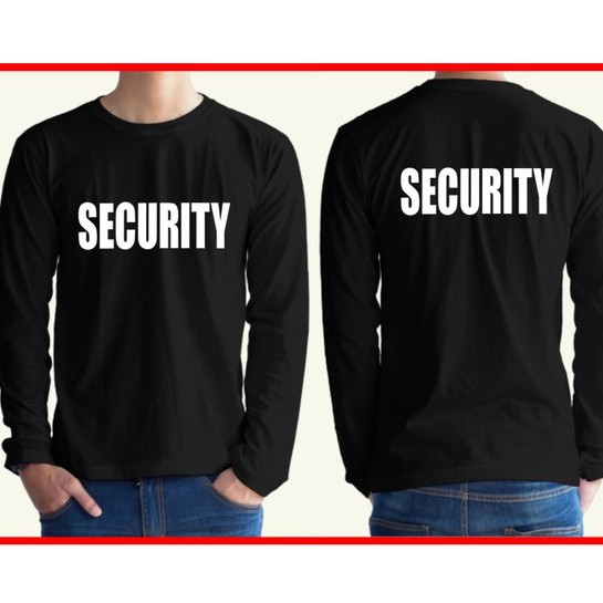 Premium LONG SLEEVE SECURITY SHIRT / SECURITY SHIRT / COTTON COMBED 30S ...
