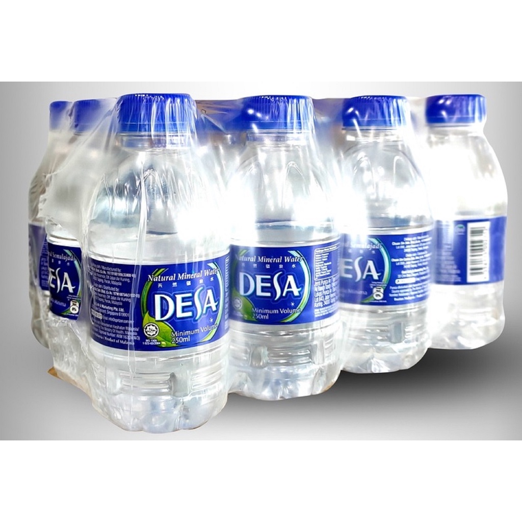 0.25L x 12 Desa Natural Mineral Water - Shrink Wrap | Shopee Malaysia