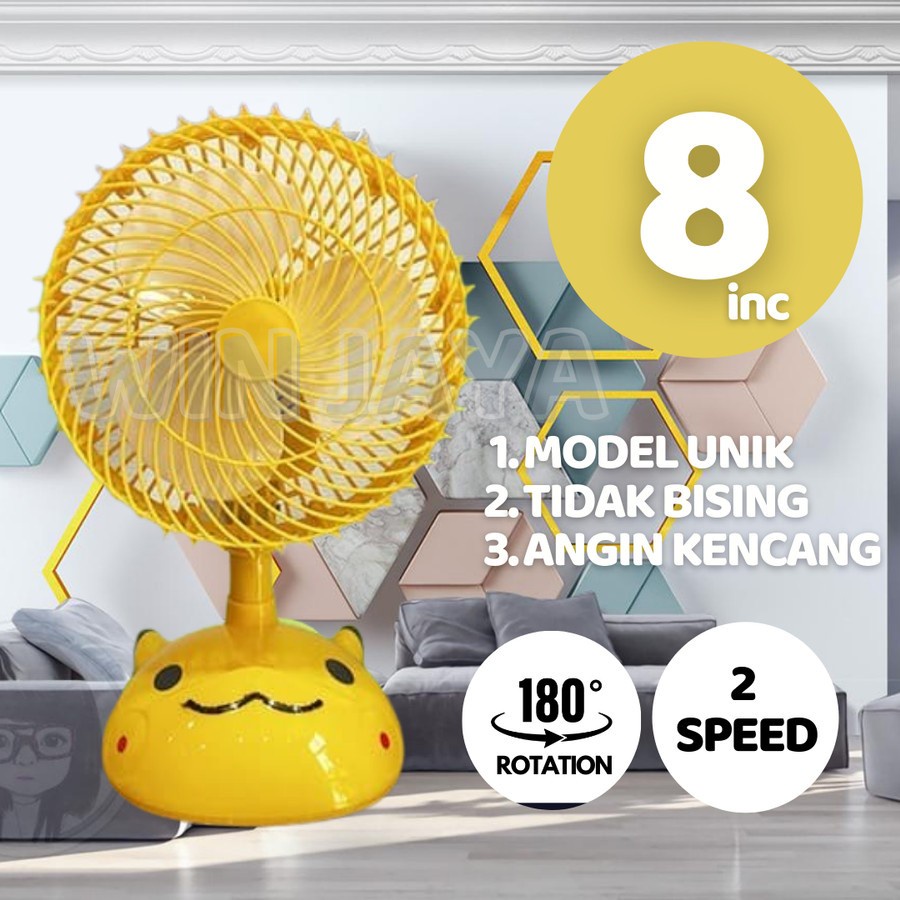 Arashi PK03 CARTOON FAN 2 IN 1 DESK FAN 8" PIKACHU FAN | Shopee Malaysia
