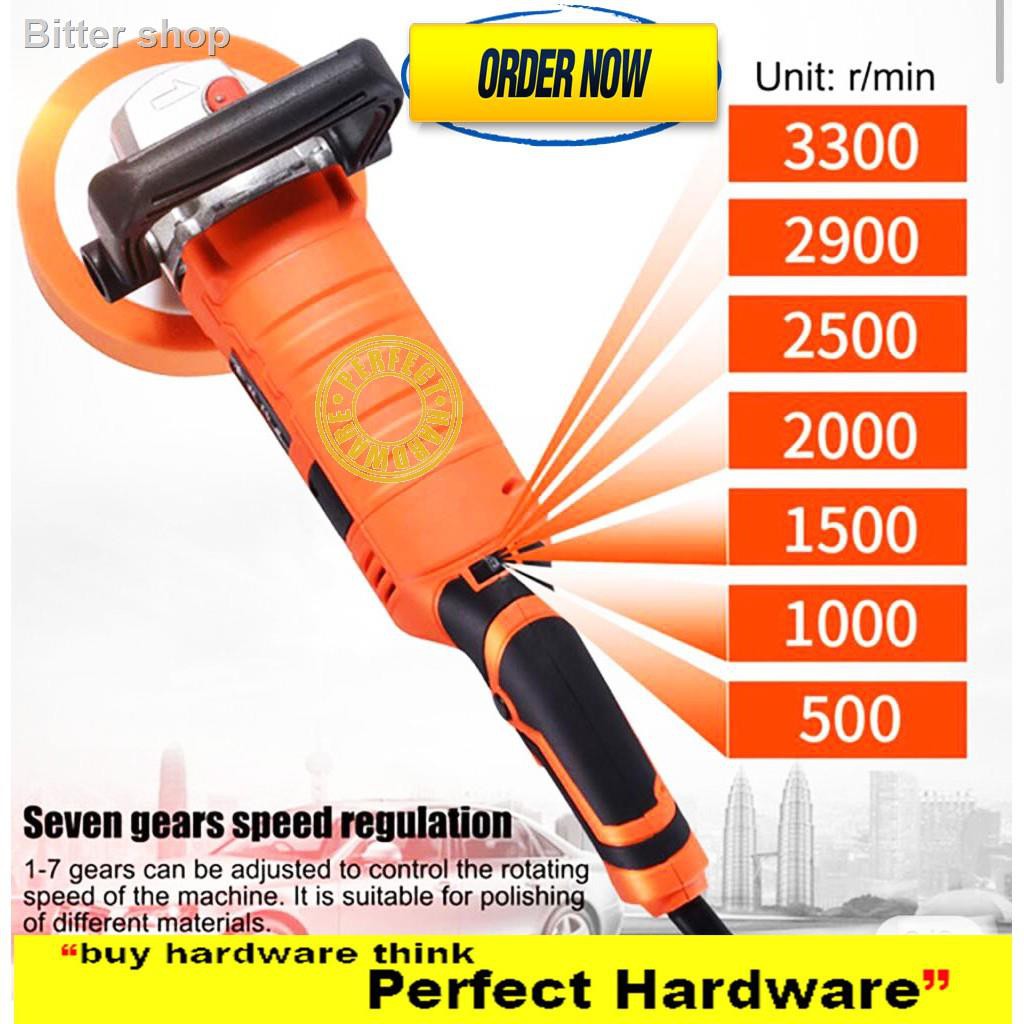 ☑Perfect Hardware- 7'' Angle Polisher 1380W With 7 Speed Control Car ...